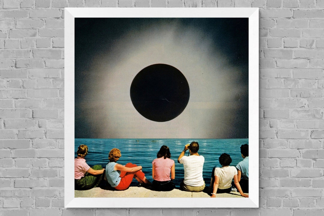 7 Friends - Instant Download Collage Art, VINTAGE SURREAL COLLAGE ...