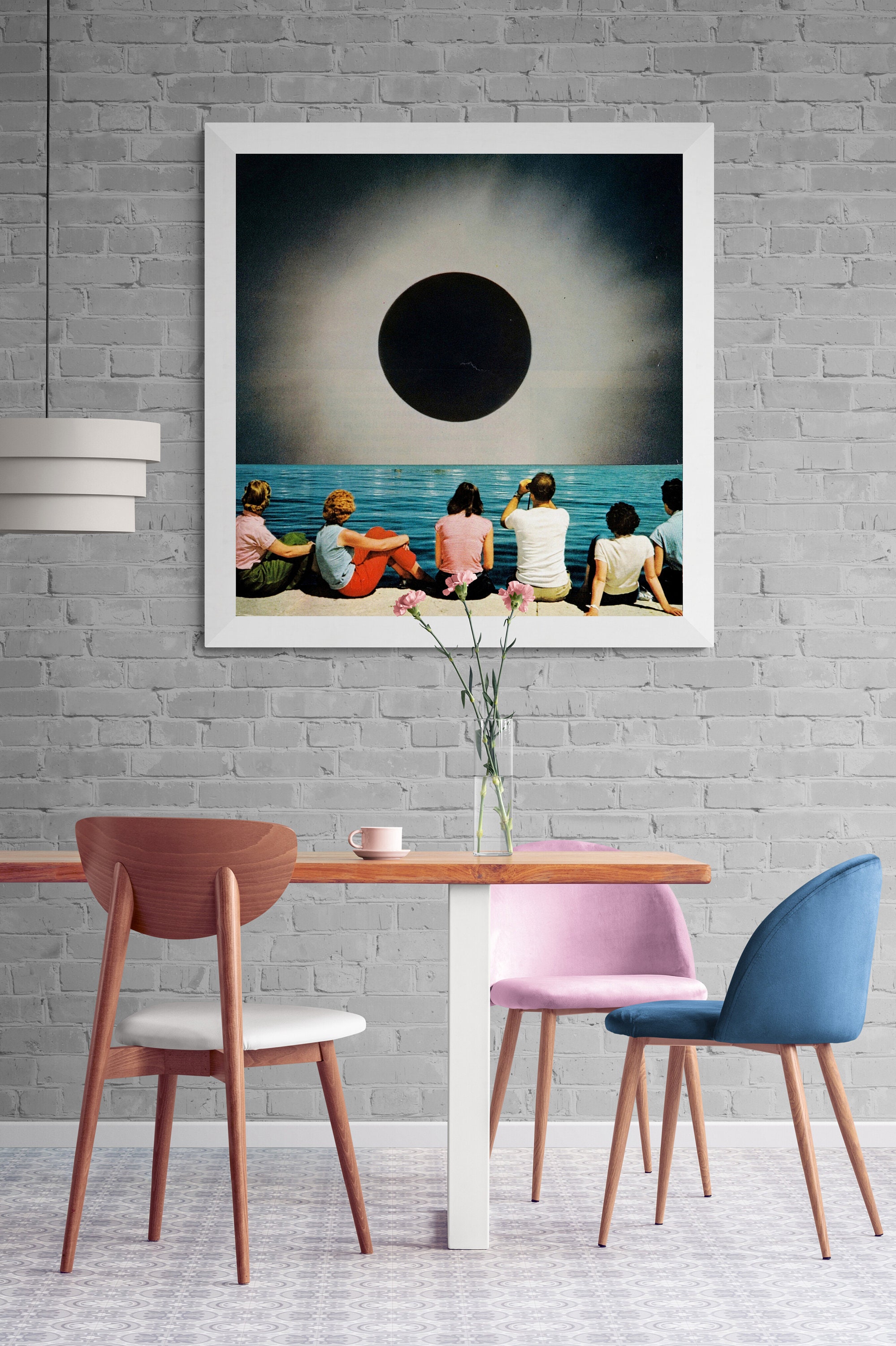 7 Friends - Instant Download Collage Art, VINTAGE SURREAL COLLAGE ...