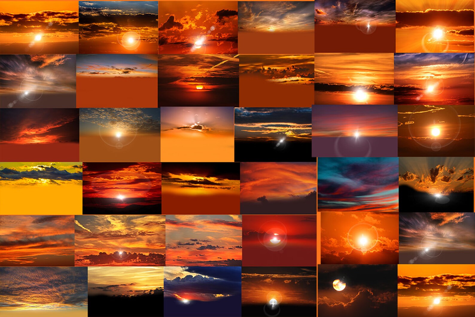 105 Digital Sunset Sky Photo Overlays Sunset Sky Photoshop Sunset ...
