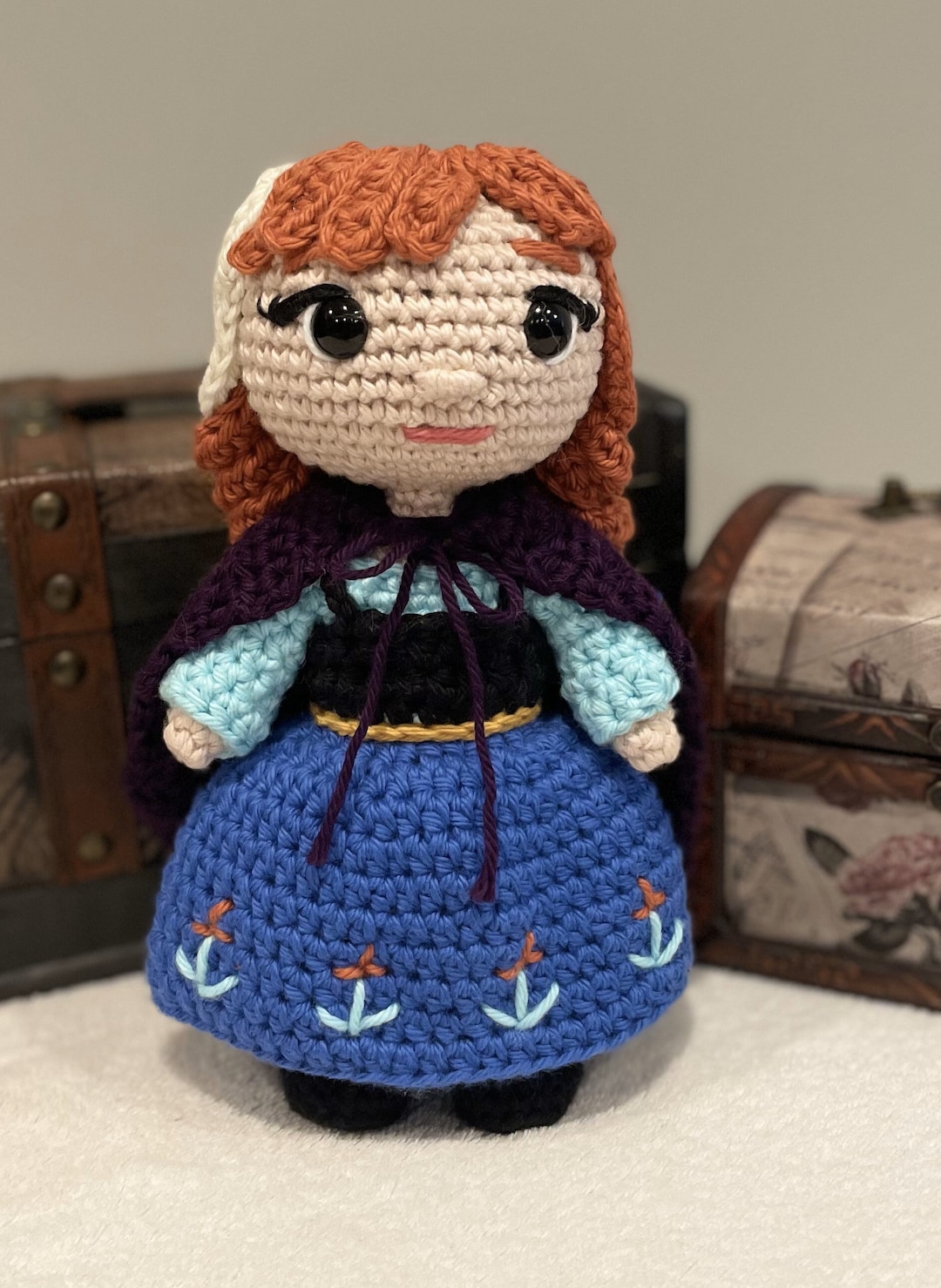 Crochet / Anna Doll / Handmade / Amigurumi / Frozen - Etsy
