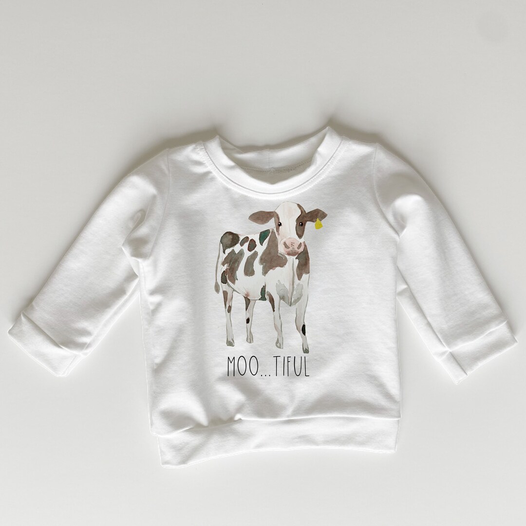 Moo...tiful Cow PNG Transfer Spring Heat Transfer Cricut - Etsy