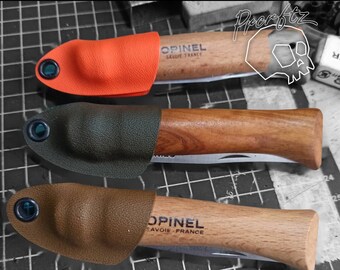 Handcrafted Leather Knife Sheath for Opinel No.08 / Handstitched ...