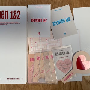 Twice Official Album Inclusions (ready to Be + Between 1&2) - Etsy