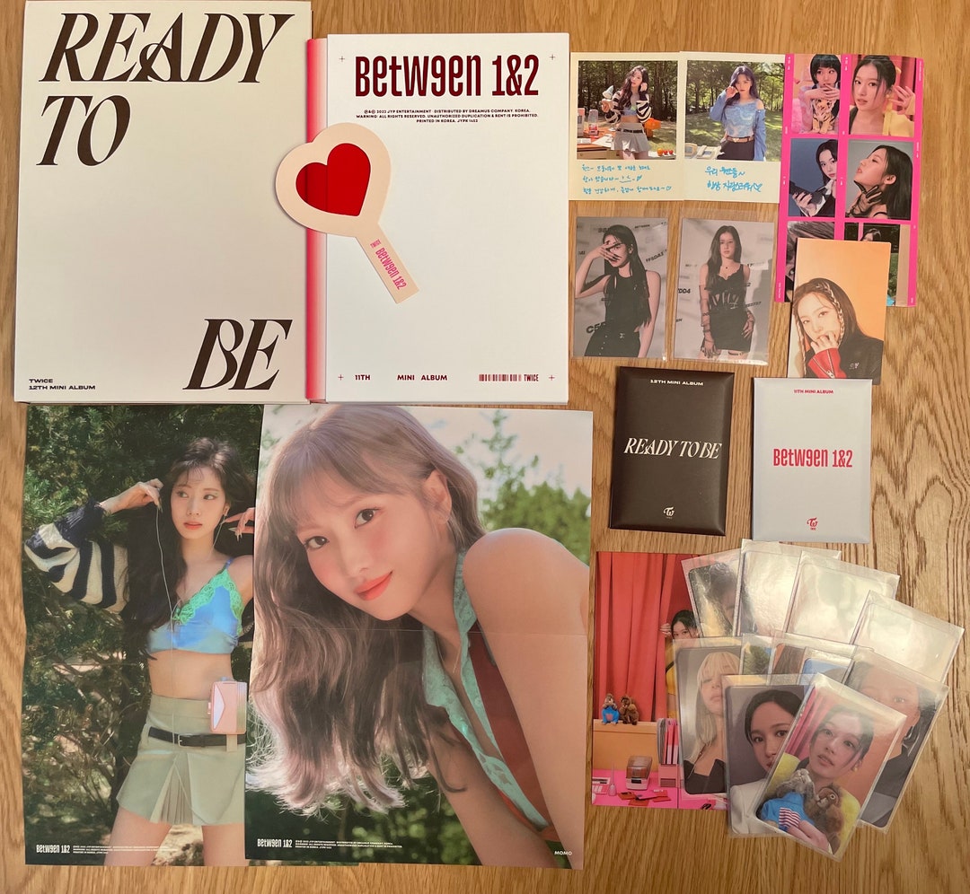 Twice Official Album Inclusions (ready to Be + Between 1&2) - Etsy
