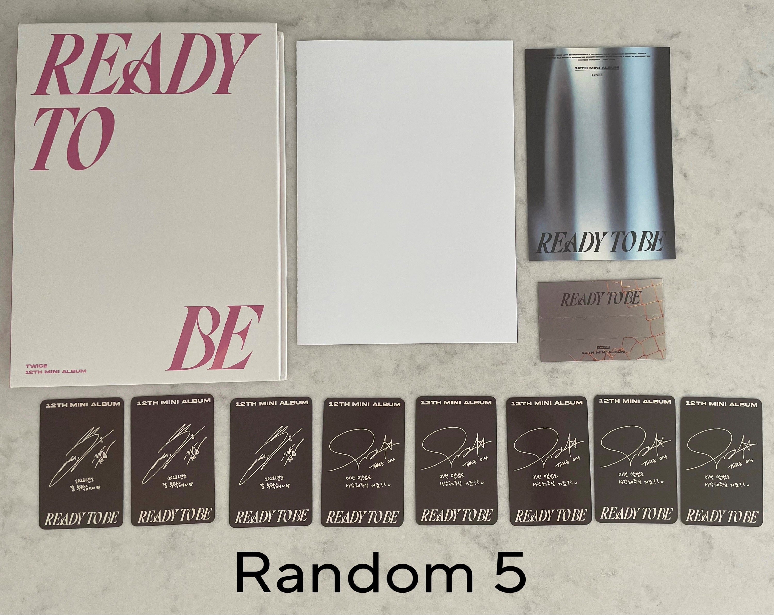 Twice Official Album Inclusions ready to Be Between 1&2 - Etsy UK