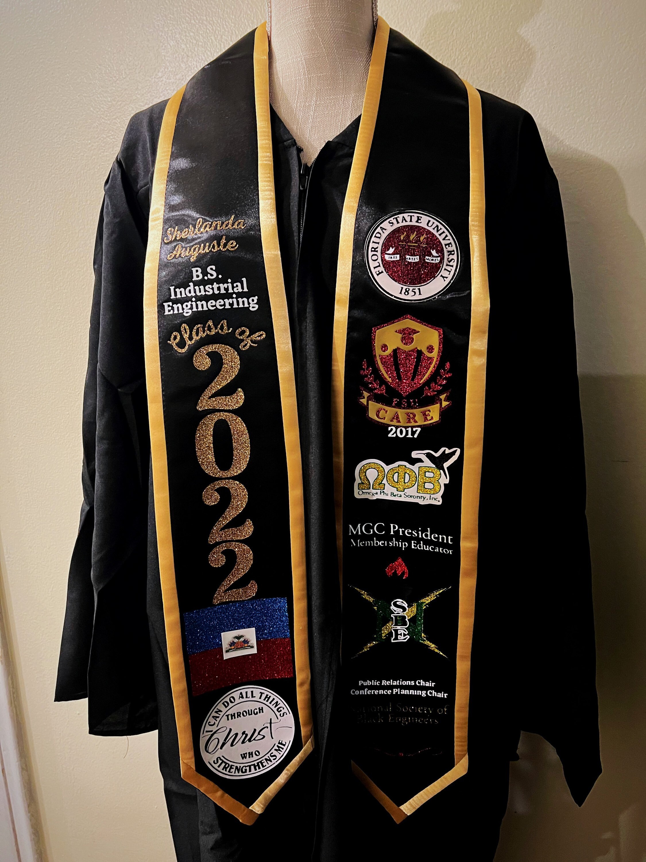 Full Custom Collegiate Graduation Stole - Etsy