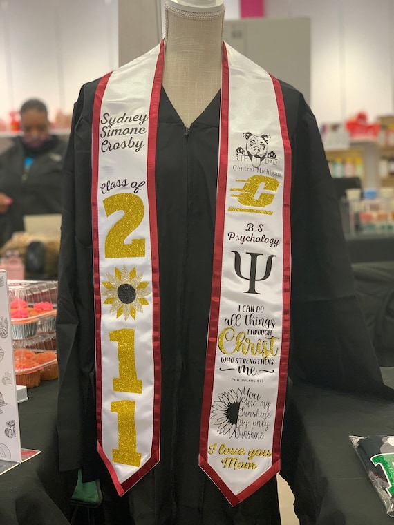 Collegiate Graduation Stole - Etsy