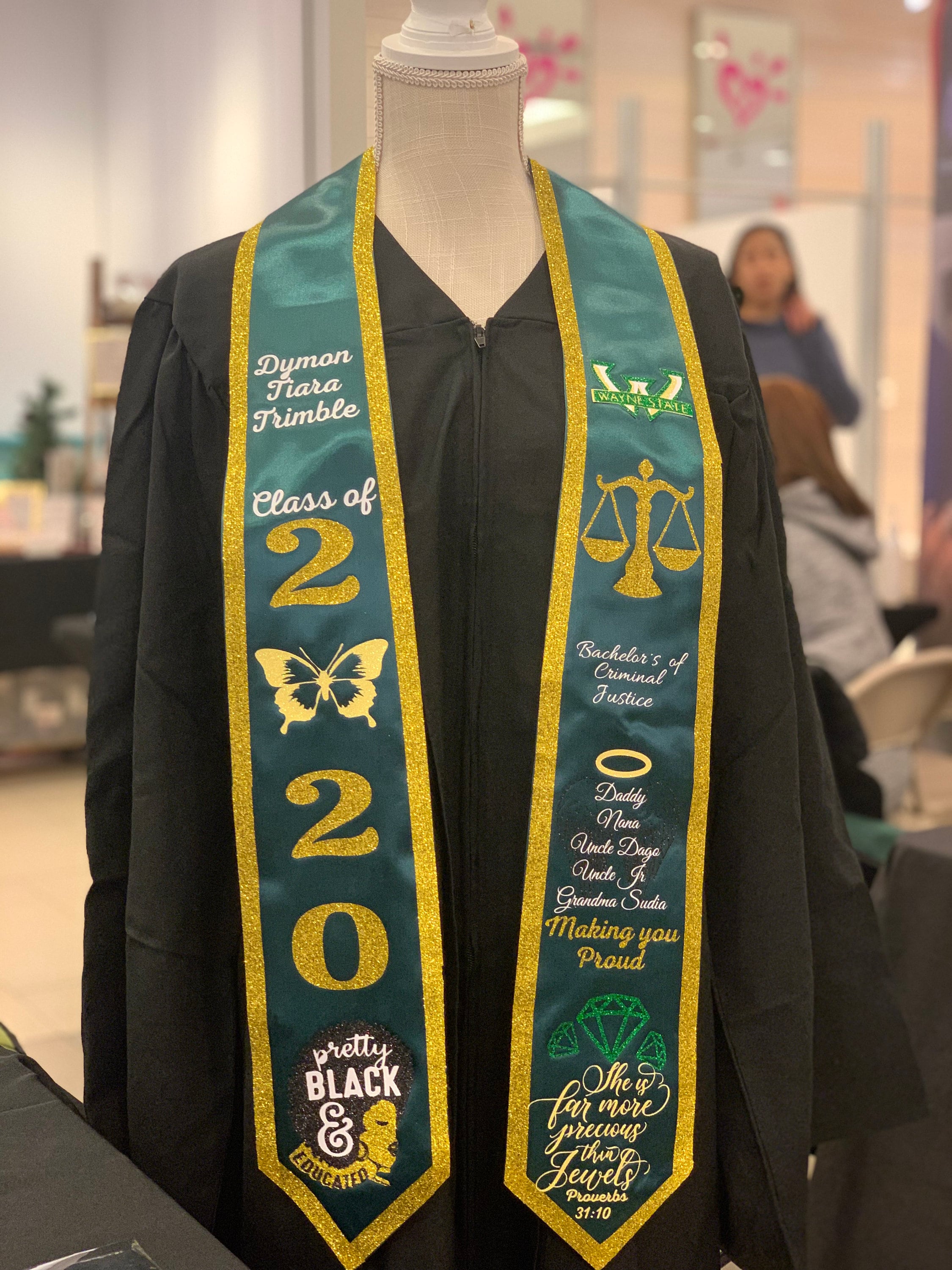 Collegiate Graduation Stole - Etsy
