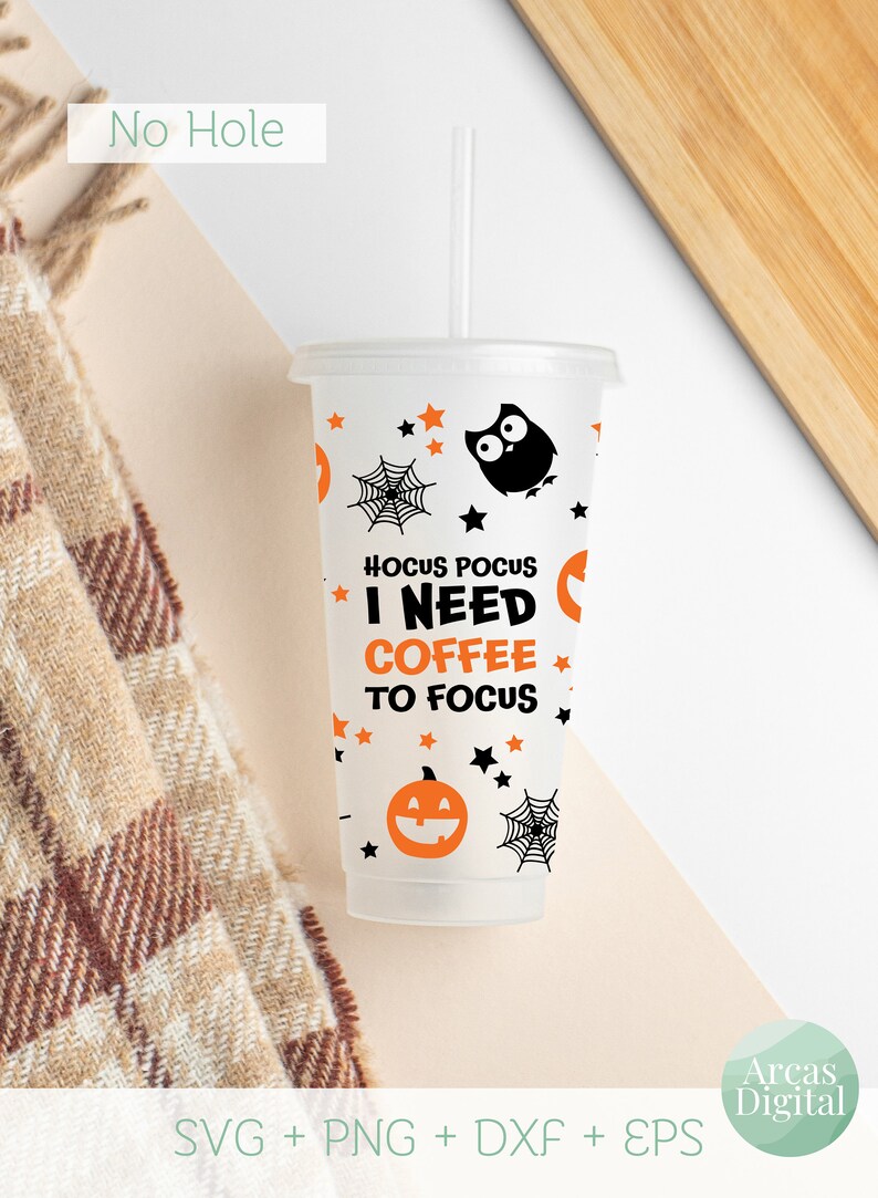Hocus Pocus Coffee Cold Cup SVG | Starbucks 24oz Tumbler Wrap ...