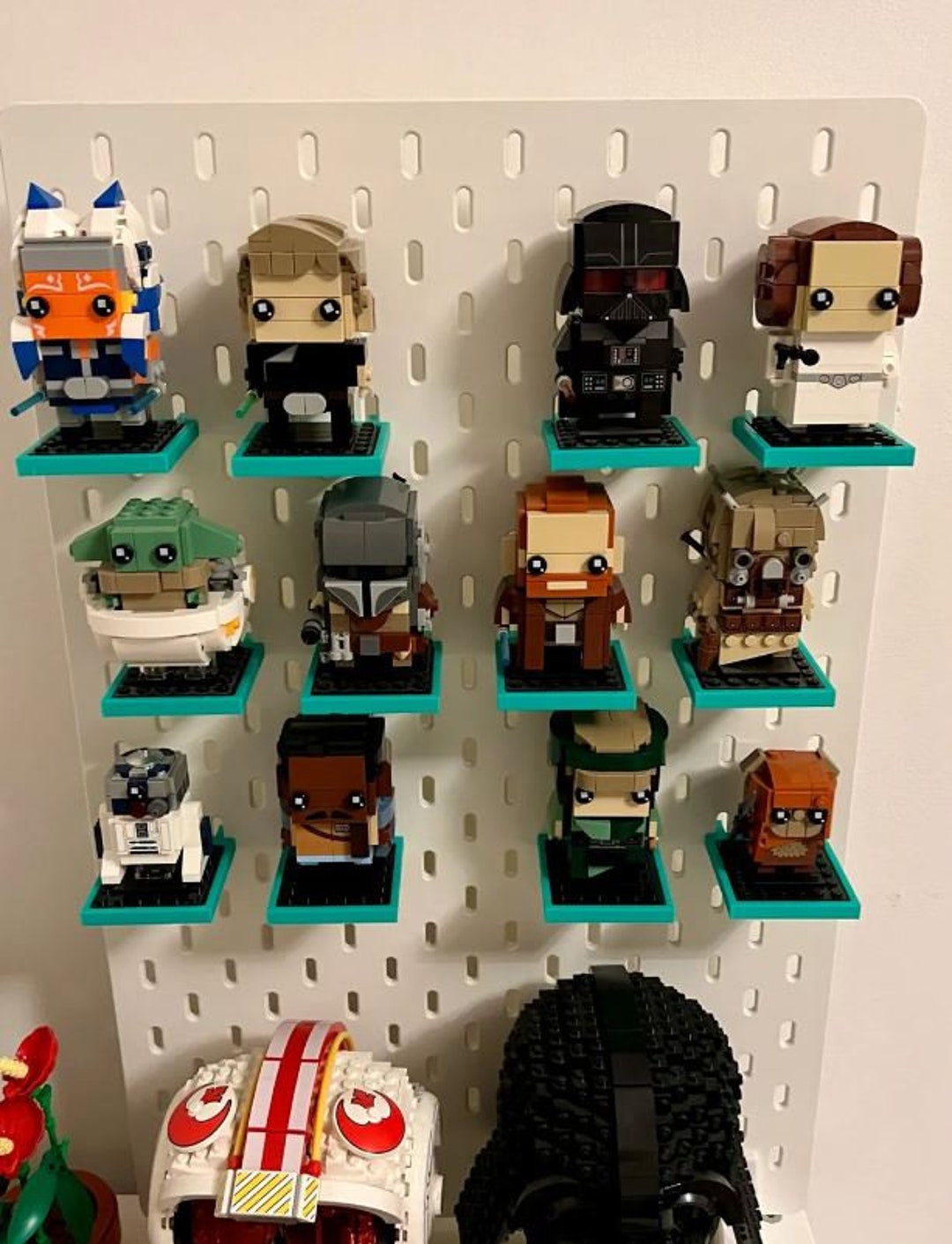 Skadis Lego Brickheadz Stand Display Your Brickheadz Collection - Etsy