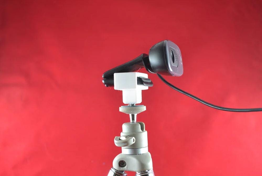 Logitech C270 Webcam Tripod Mount | Easy Setup for Recording and Live ...