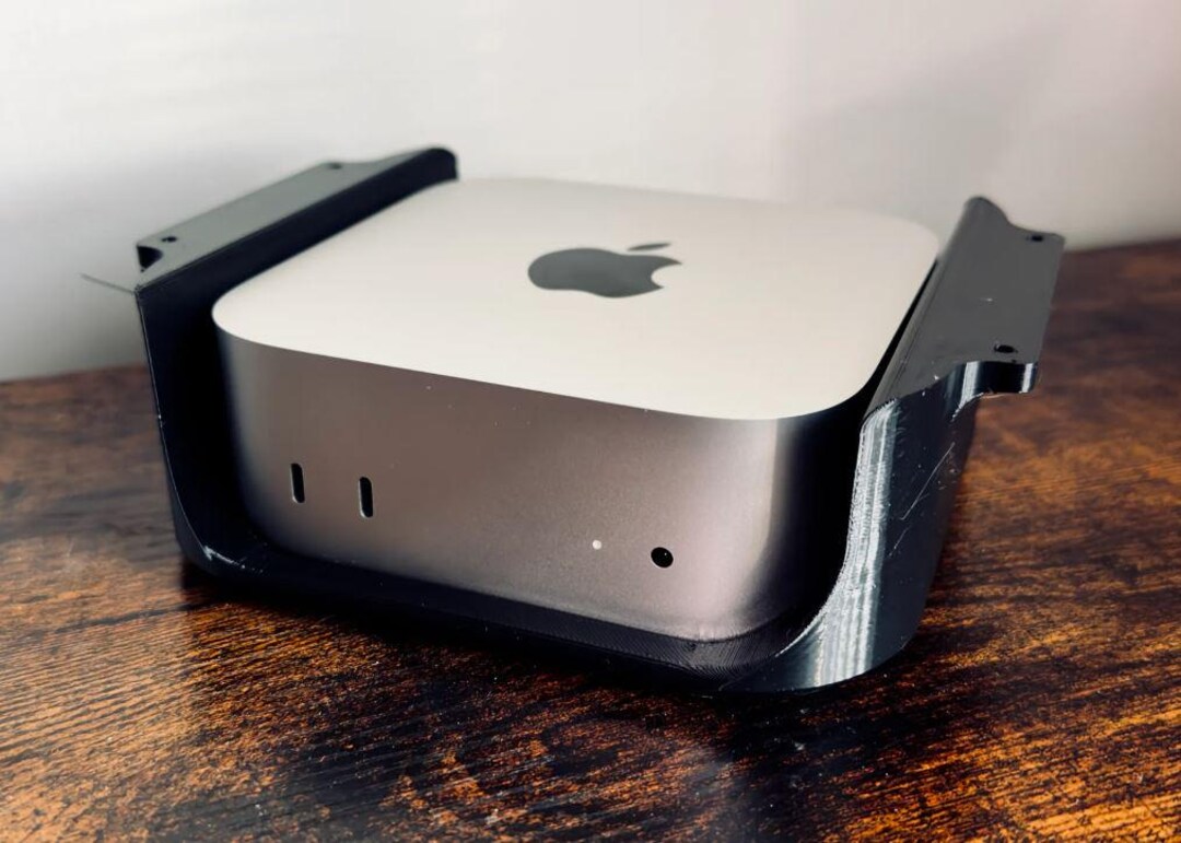 Under Desk Mount for Mac Mini M4 Space-saving Cradle for Organized ...