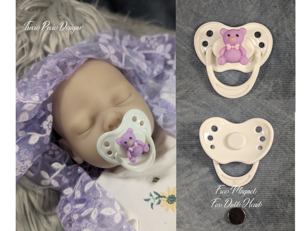 Reborn Magnetic Dummy/pacifier/soother Free Extra Magnet for Head and ...