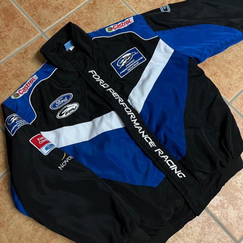 Ford Racing Jacket Vintage 1990s Style Nascar Bomber, Ford Jacket ...