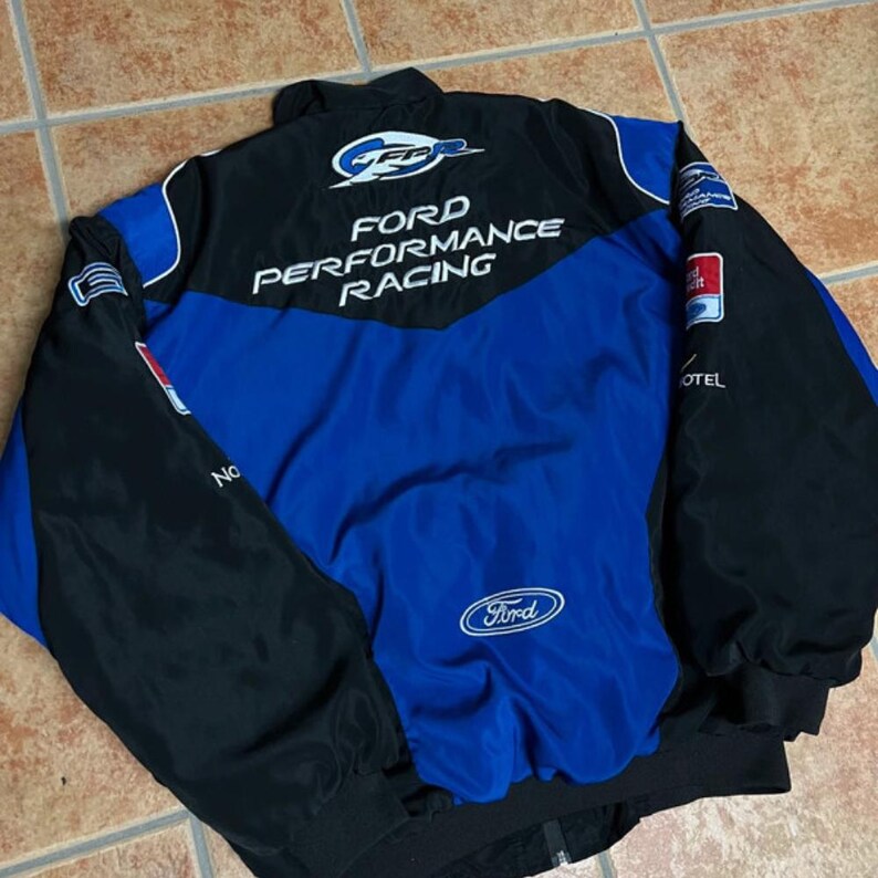 Ford Racing Jacket Vintage 1990s Style Nascar Bomber, Ford Jacket ...