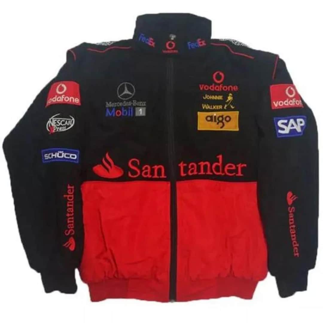 Mercedes Jacket Vintage Mercedes Racing Jacket Vintage 1990s Style ...