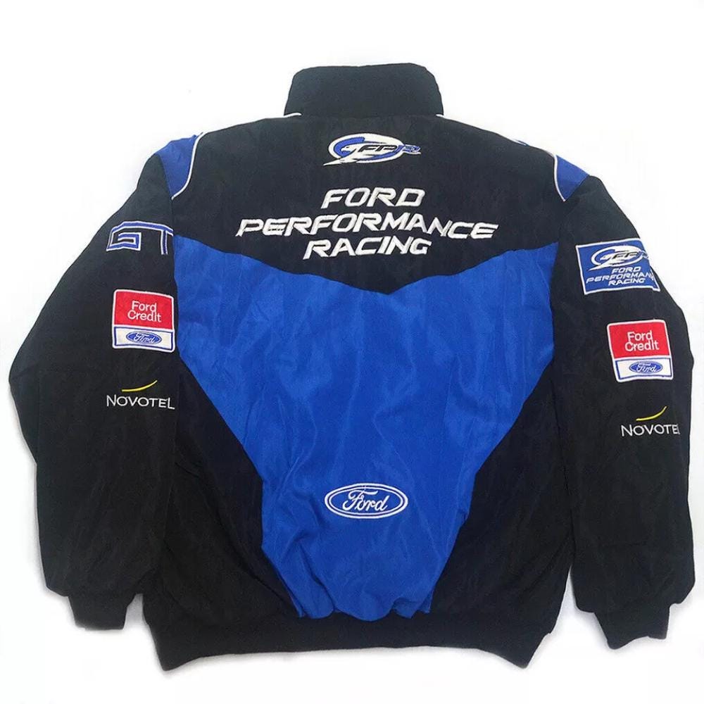 Ford Racing Jacket Vintage 1990s Style Nascar Bomber, Ford Jacket ...