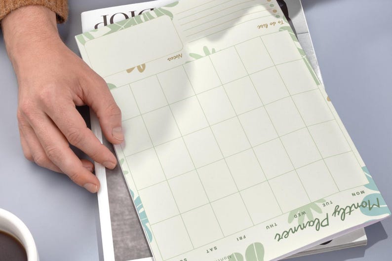 Digital Monthly Planner, Digital Planner, Planner for Ipad, Minimalist ...