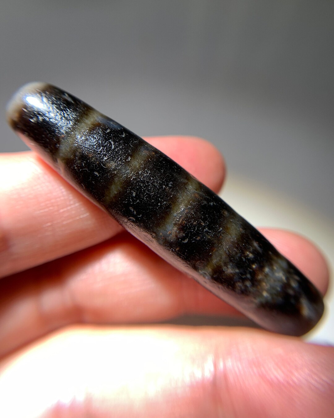 Tibetan Cinnabar Dzi Bead " 5 STRIPES " Amulet Pendant 56mm X13.5mm - Etsy