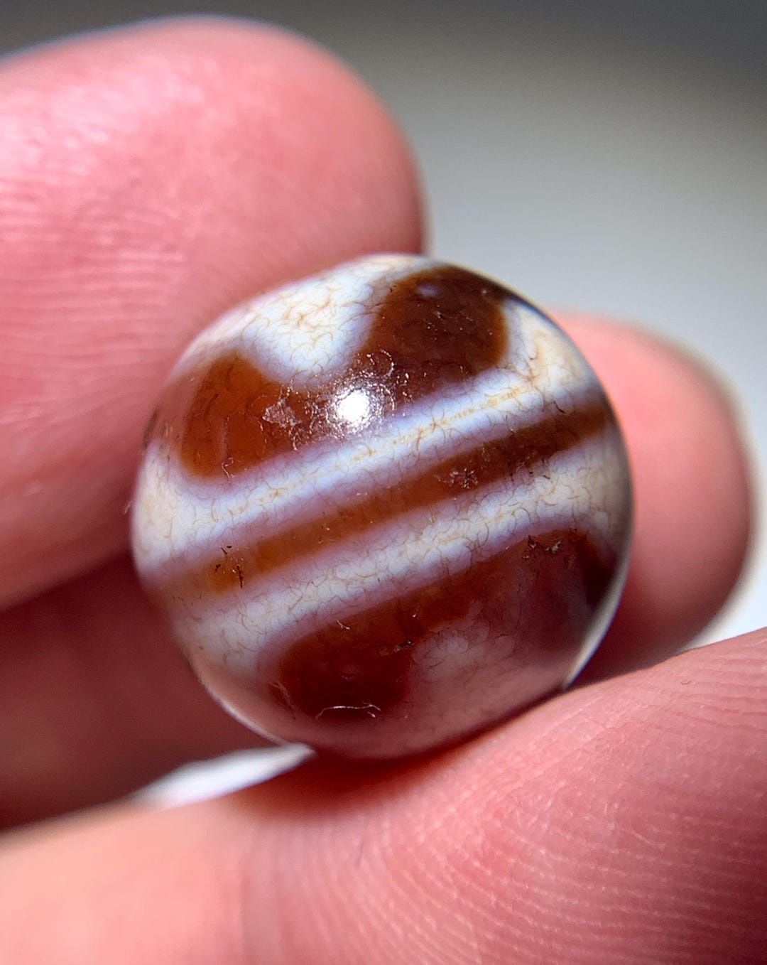 Dzi Bead Daluo Amulet Pendant 16mm X 15.5mm - Etsy