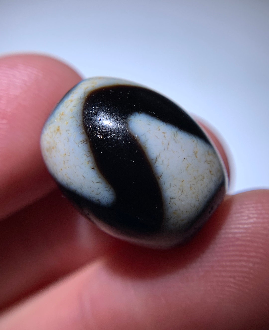 Tibetan Dzi Bead Daluo Amulet Pendant 18.6mmx14.6mm - Etsy