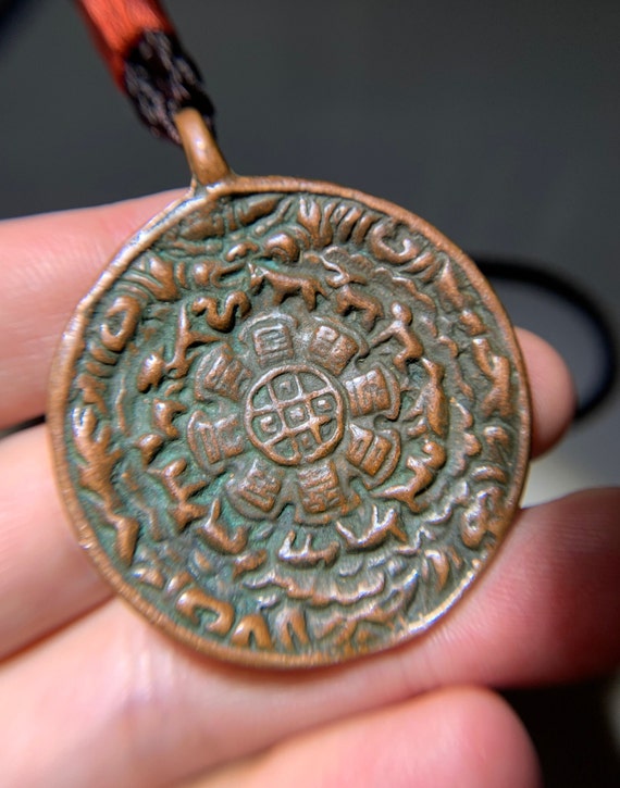 tibetan copper alloy jiugong - Gem