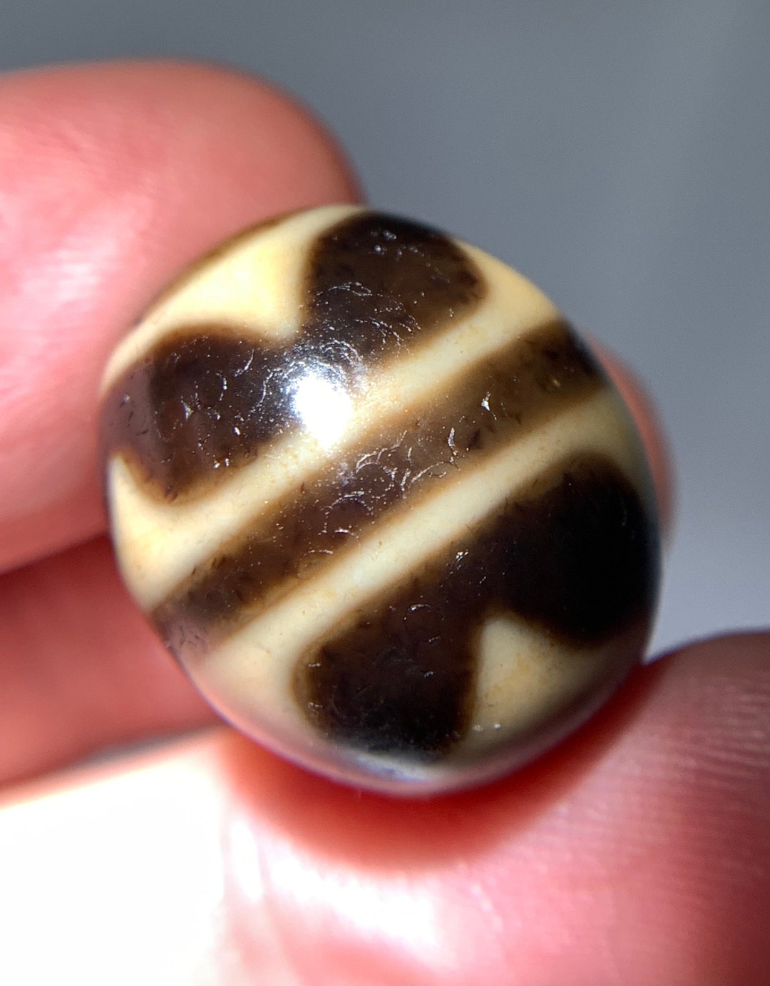 Dzi Bead Daluo Amulet Pendant 20.3mmx17.7mm - Etsy