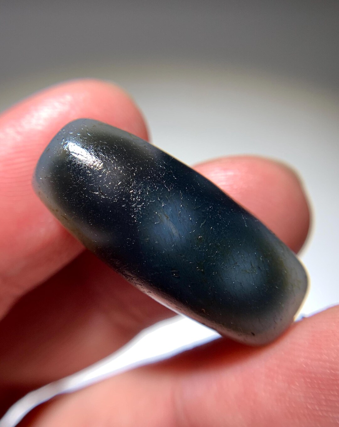 Dzi Bead " 5 Eyes & Lightning " Amulet Pendant 28.2mm X 12.7mm - Etsy UK