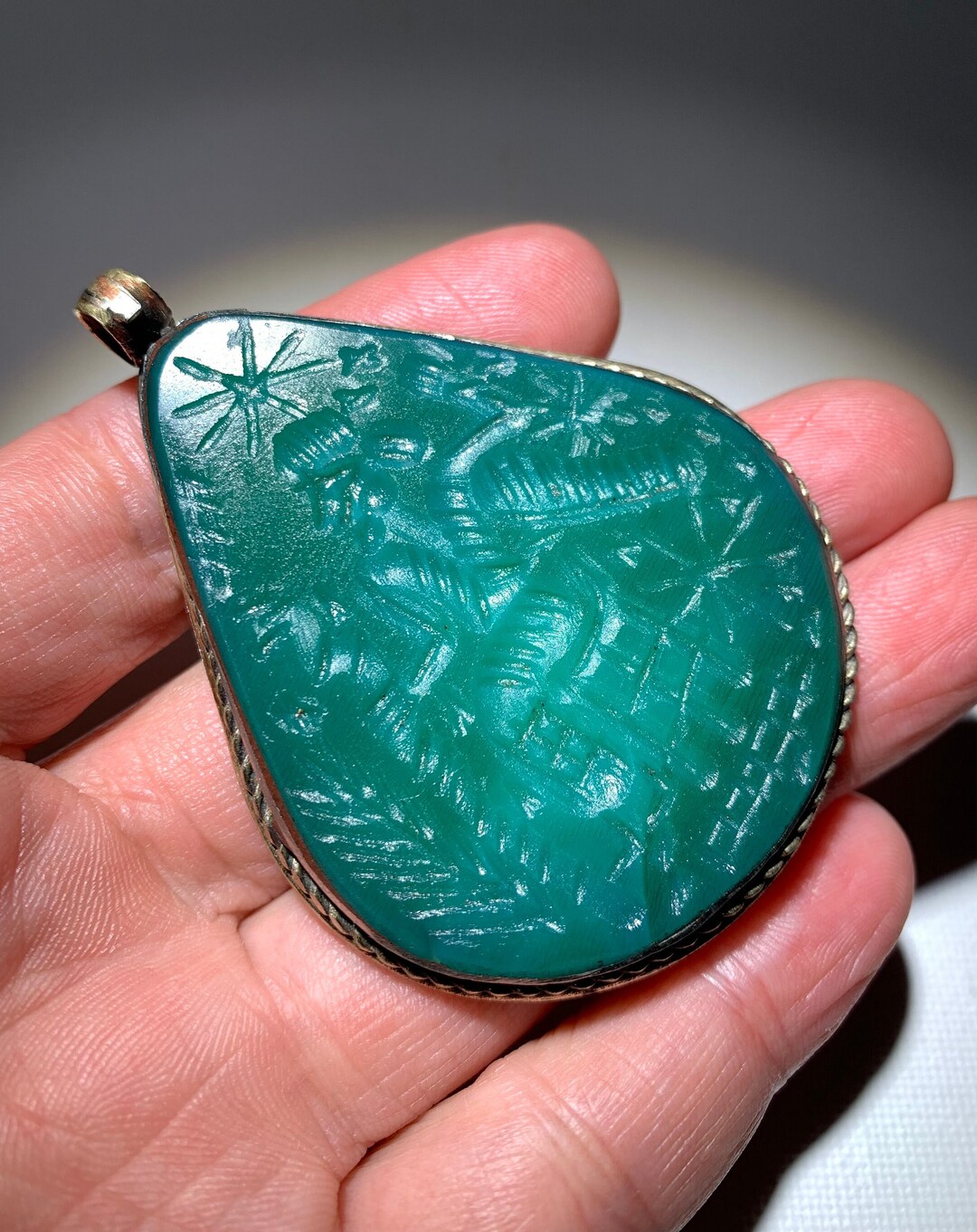 Seal Copper Alloy Pendant Safety Amulet 67.5mmx48.5mm - Etsy