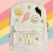 Customizable Backpack | Trendy Patch Backpack | Varsity Letter Backpack ...
