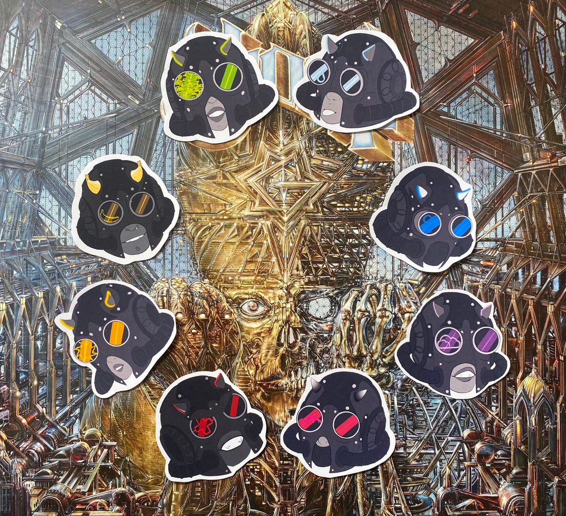 Nameless Ghoul Sticker Cumulus Ghoul | Etsy