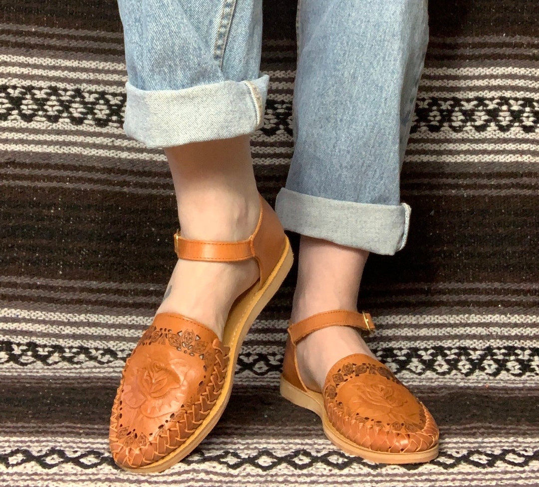 Handmade Authentic Mexican Leather Huaraches - Etsy