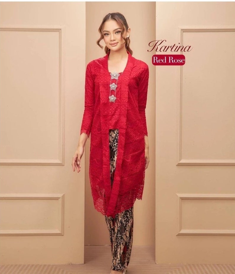Kutu Baru Graduation Kebaya Suit, Kebaya Lace Dress, Kebaya Dress, Set ...