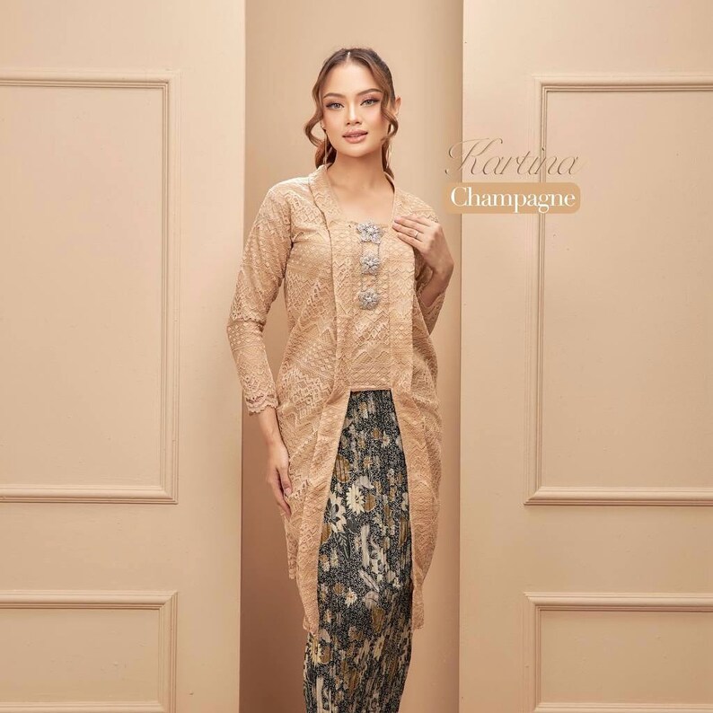 Kutu Baru Graduation Kebaya Suit, Kebaya Lace Dress, Kebaya Dress, Set ...
