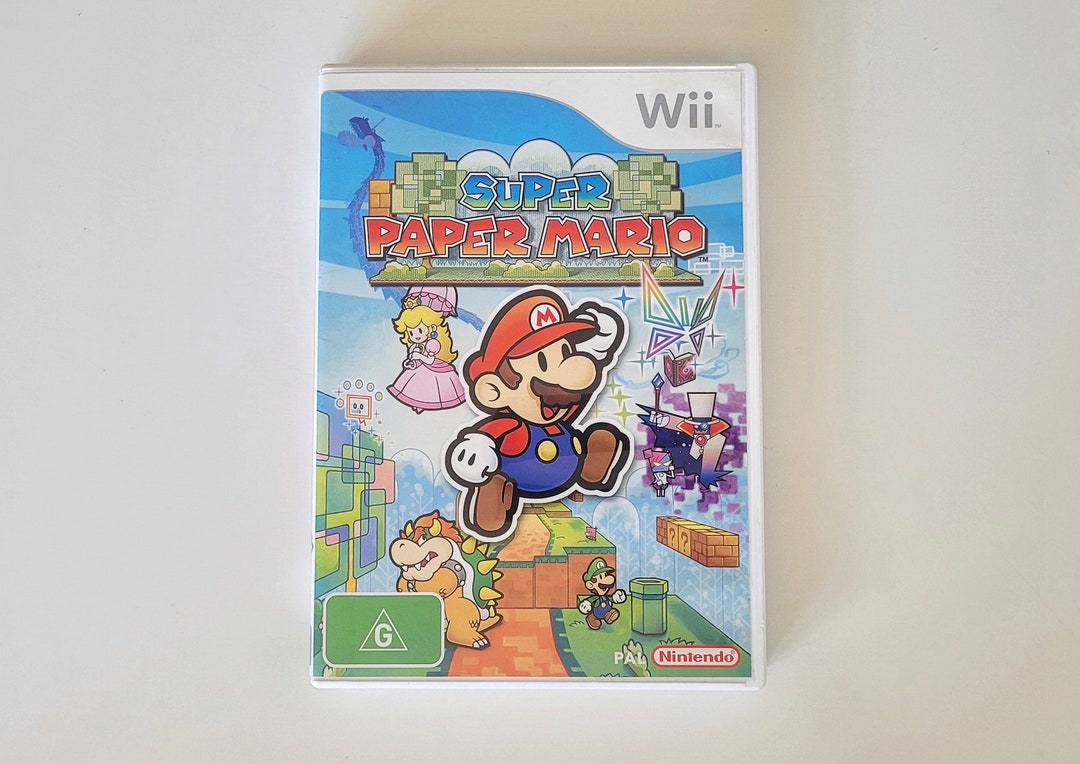 Super Paper Mario Wii Game PAL Region (for Europe and Oceania) Complete ...