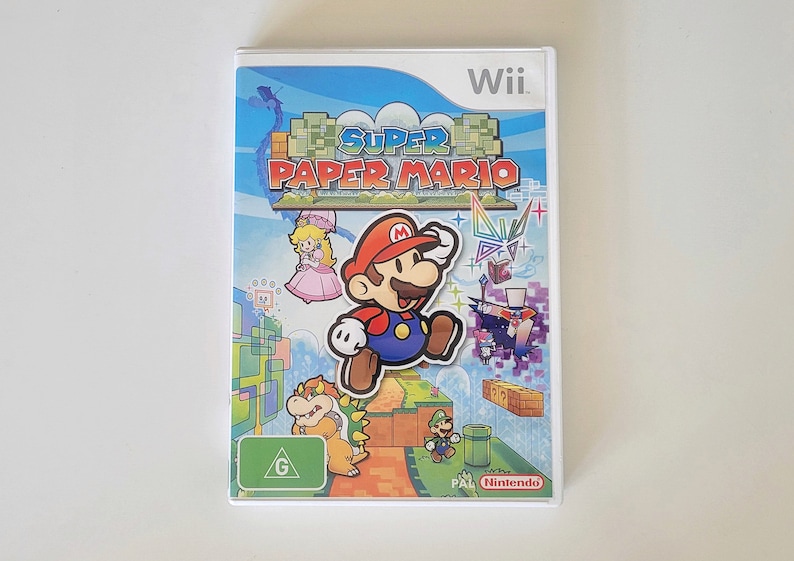 Super Paper Mario Wii Game PAL Region (for Europe and Oceania) Complete ...