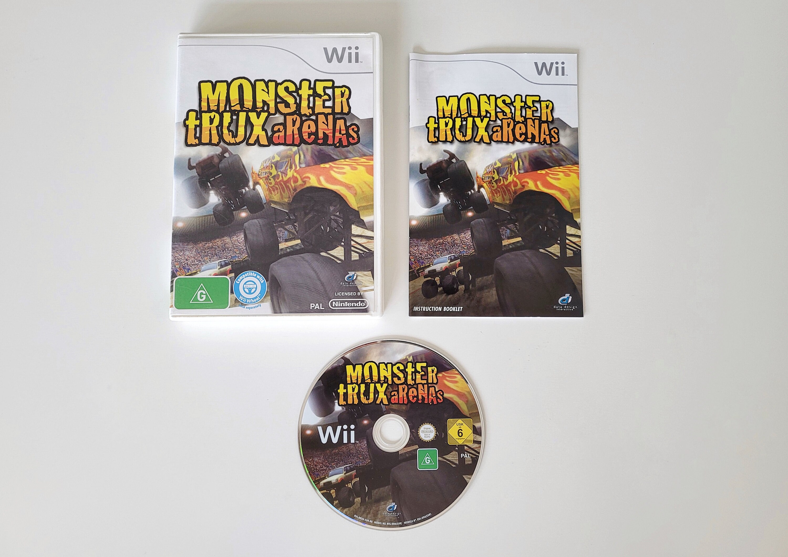 Genuine Nintendo Wii Games PAL Region for Europe and Oceania Complete ...