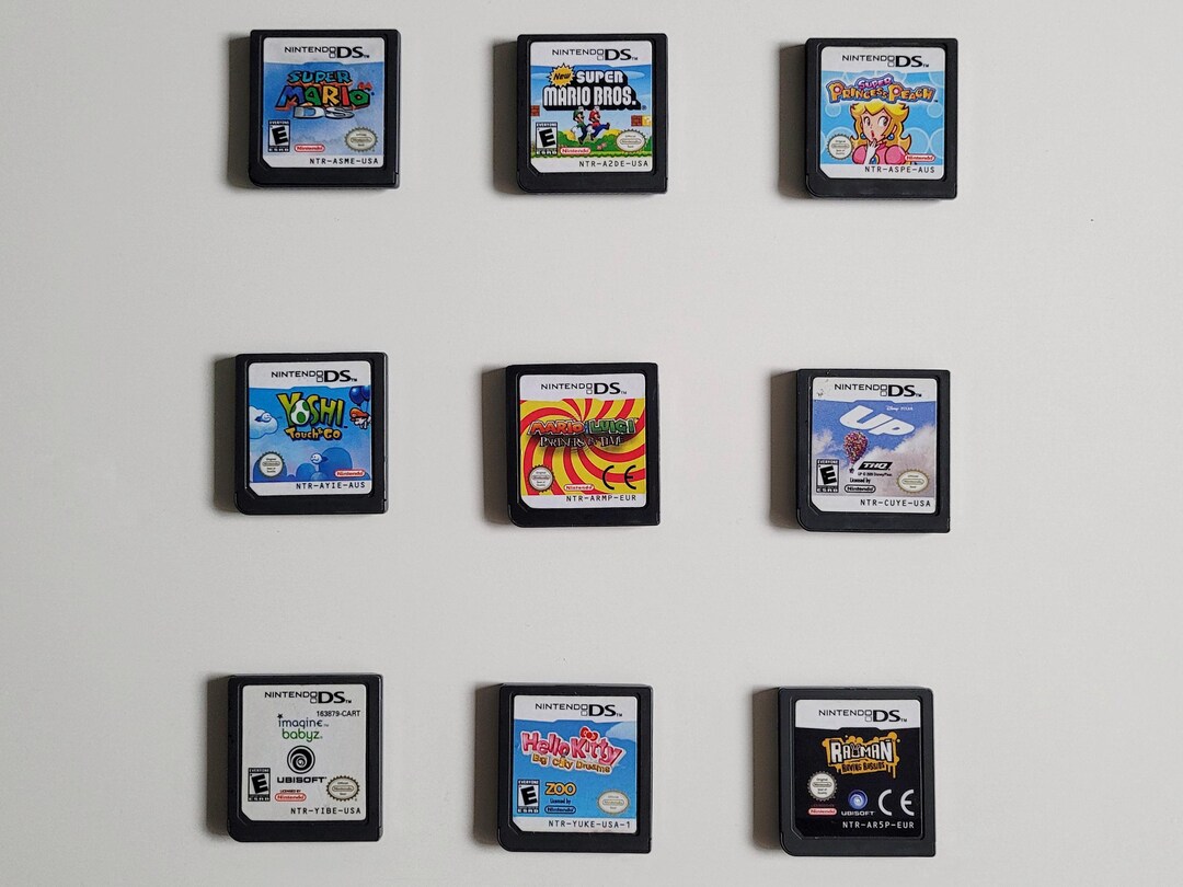 Genuine Nintendo DS (dsi Lite 3DS) Game Cards - Region Free - Etsy