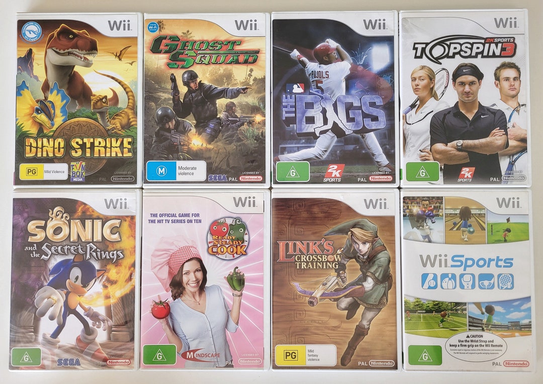 Nintendo Wii Games PAL Region (for Europe and Oceania) Complete With ...