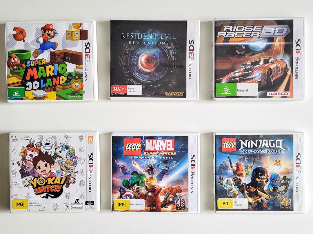 Genuine Nintendo 3DS Games - PAL EURO REGION - Etsy