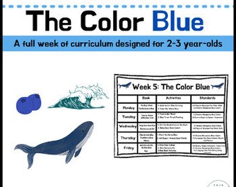 Tot School: the Color Yellow Week of Curriculum for 2-3 Year Olds - Etsy