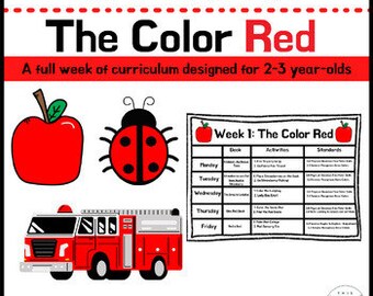 Tot School: the Color Yellow Week of Curriculum for 2-3 Year Olds - Etsy