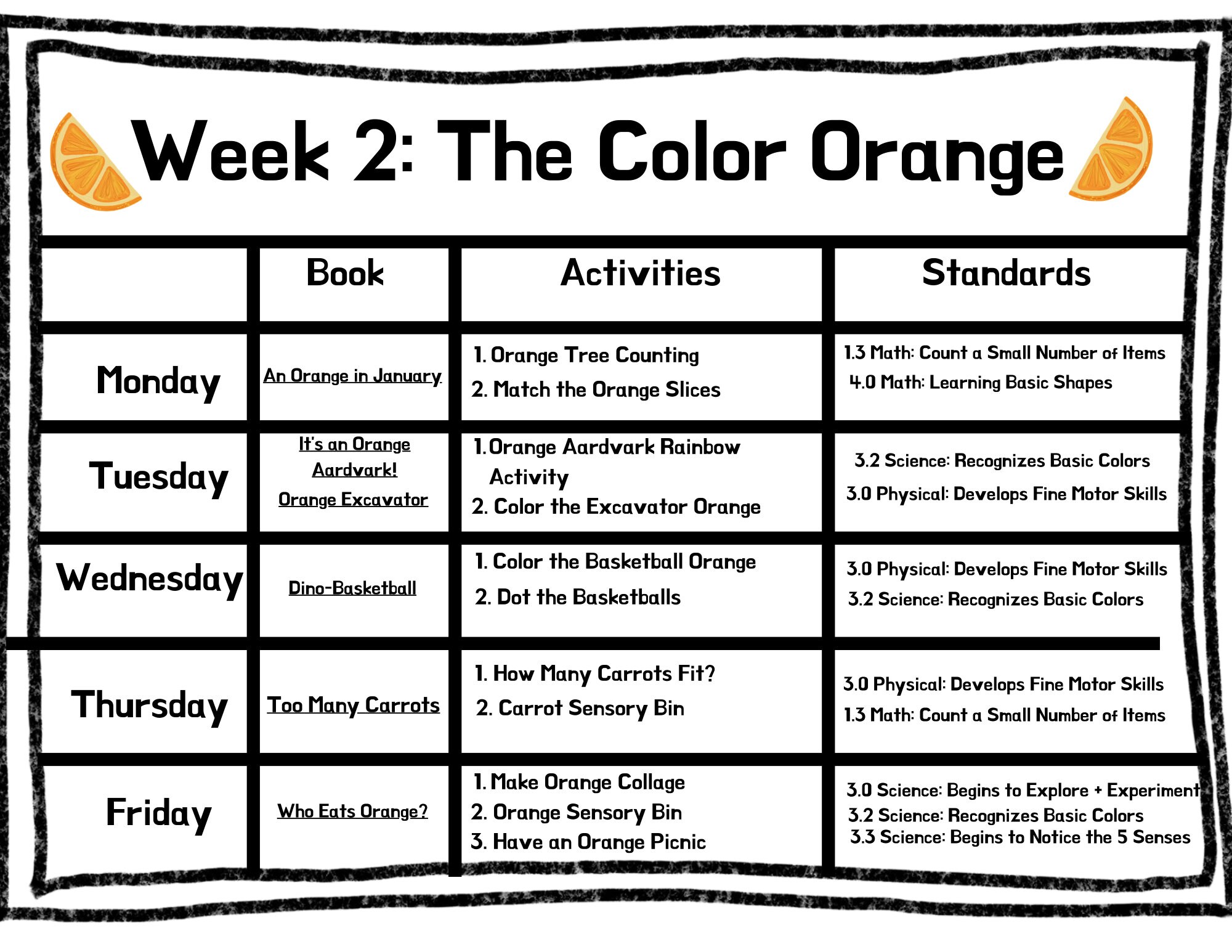 6 Week Tot School Colors of the Rainbow Curriculum + Activities; Red ...