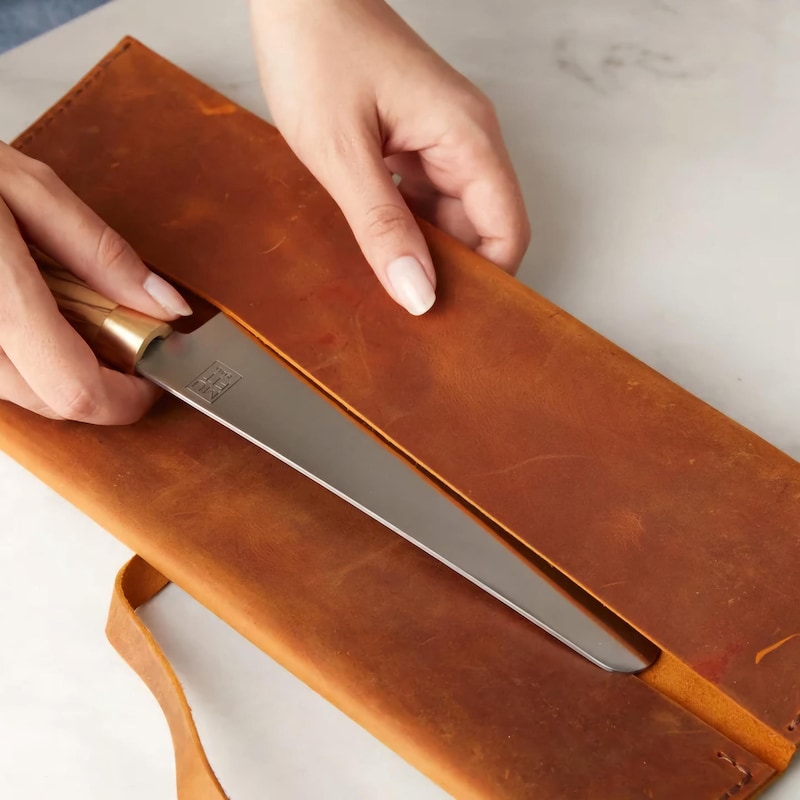 Leather Knife Roll - Etsy