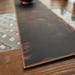 Handmade Leather Table Runner: Custom Calf Leather Desk Mat - Etsy