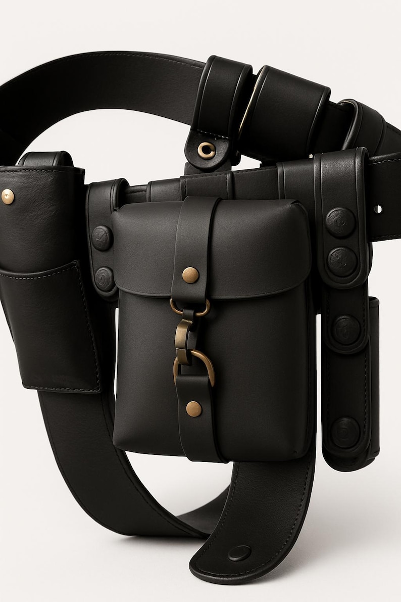 Leather Utility Belt Pouch: Hiking Bag, Ammo Pouch - Etsy