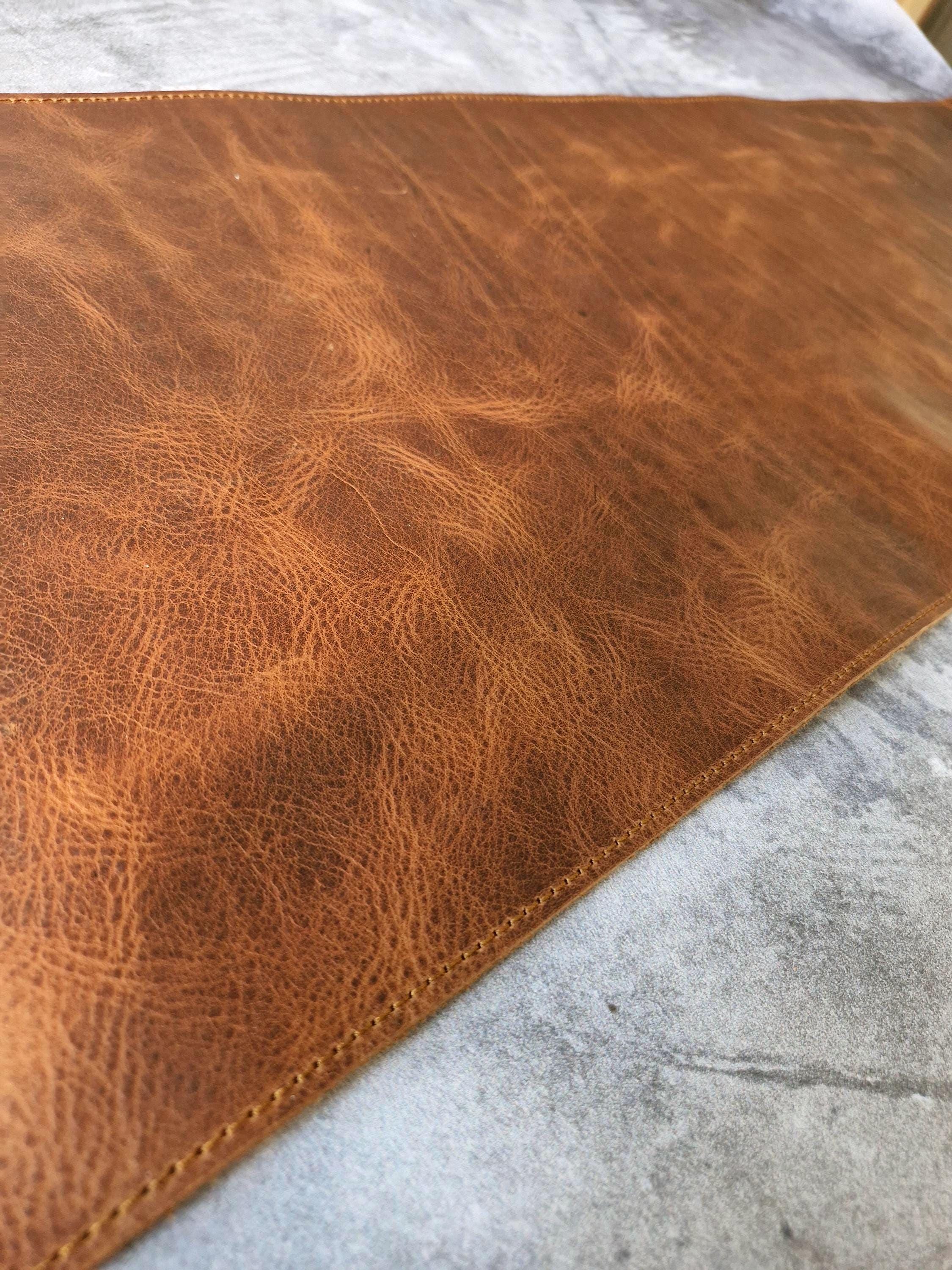 Handmade Leather Table Runner, Custom Dining Table Mat, Desk Pad - Etsy
