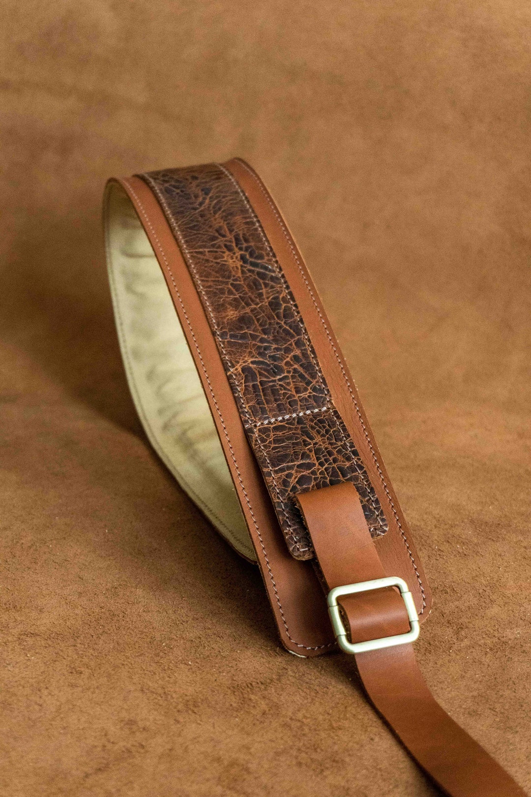 Embossed Leather Guitar Strap, Premium Guitar and Bass Straps - Etsy