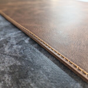 Handmade Leather Table Runner, Custom Dining Table Mat, Desk Pad - Etsy