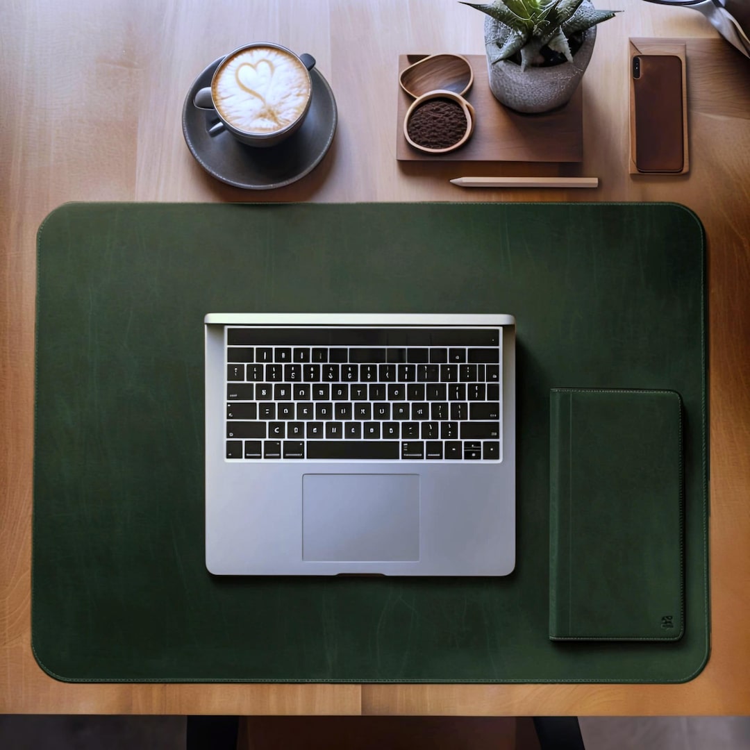 Leather Table Mat, Custom Size Desk Pad, Leather Placemat Home Decor ...